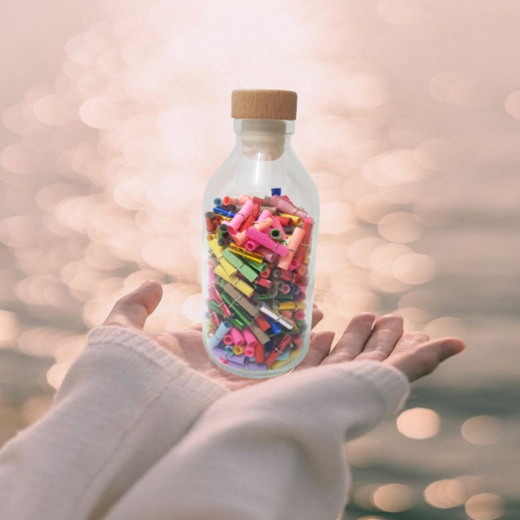 Jual Pesan Dalam Botol WISH IN JAR / JAR PESAN DALAM BOTOL UNIK / BOTOL ...