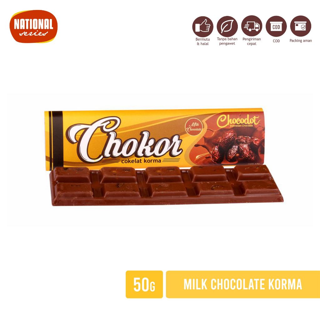 Jual Coklat Chocodot Chokor Series Milk 40g | Shopee Indonesia