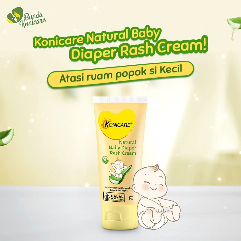 Jual KONICARE Natural Baby Diaper Rash Cream 60g - Krim Ruam Popok ...