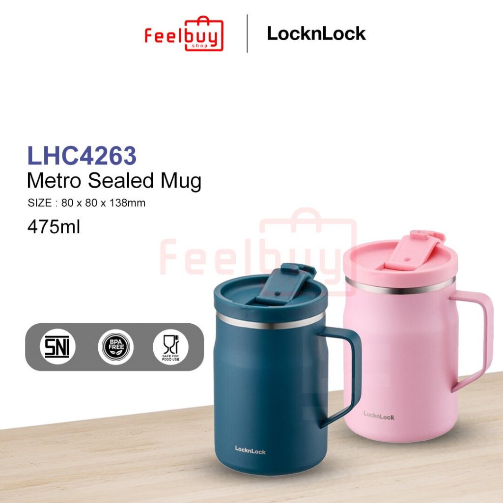 Jual LocknLock Tumbler Metro Sealing Mug 475ml - LHC4263 | Shopee Indonesia