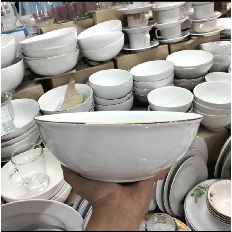 Jual Mangkok besar 10 inch indo keramik | Mangkok sayur jumbo 10 Az ...
