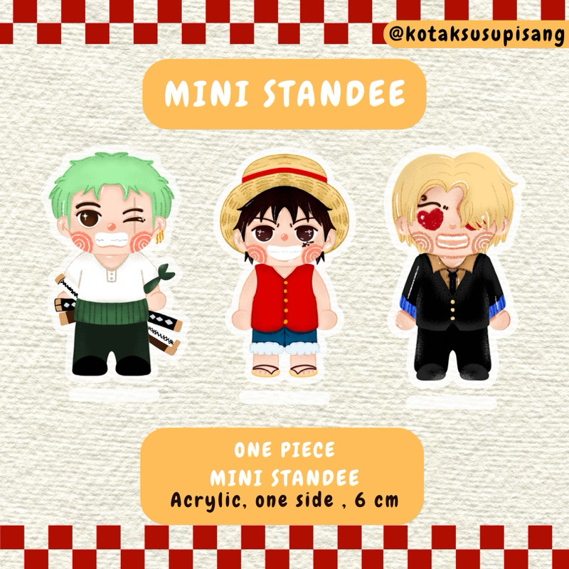 Jual One Piece Acrylic Mini Standee | Shopee Indonesia