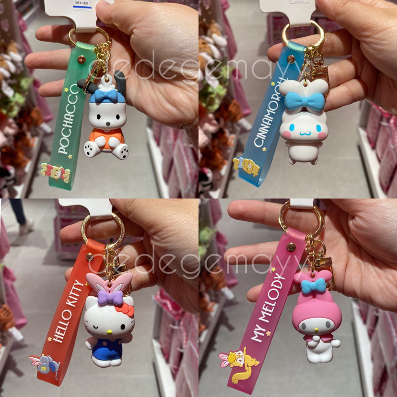 Jual Miniso x Sanrio - Keychain Sanrio | Gantungan Kunci Pita Sanrio ...
