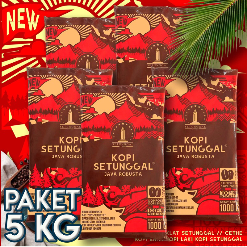 Jual KOPI SETUNGGAL PAKET 5 KG | Shopee Indonesia