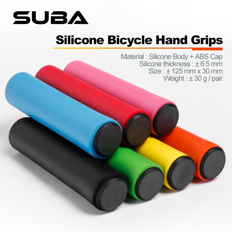 Jual SUBA Silicone Bicycle Hand Grips - Hand grip sepeda silikon ...