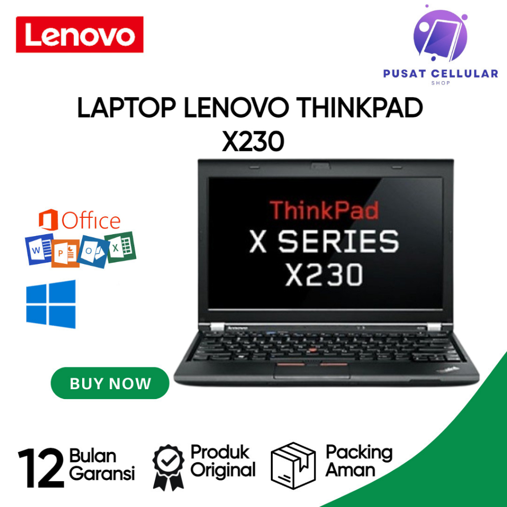 Jual LENOVO THINKPAD X230 CORE i5 RAM 8GB/1TB / WIN 10 / FREE OFFICE | Shopee Indonesia