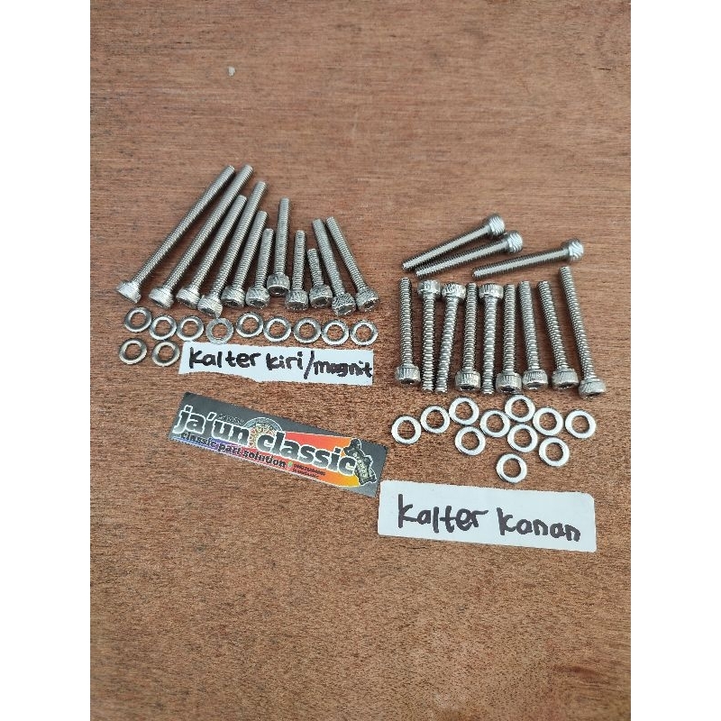 Jual baut L mesin baut L kalter kanan kiri cb gl mp tiger / baut L bak ...