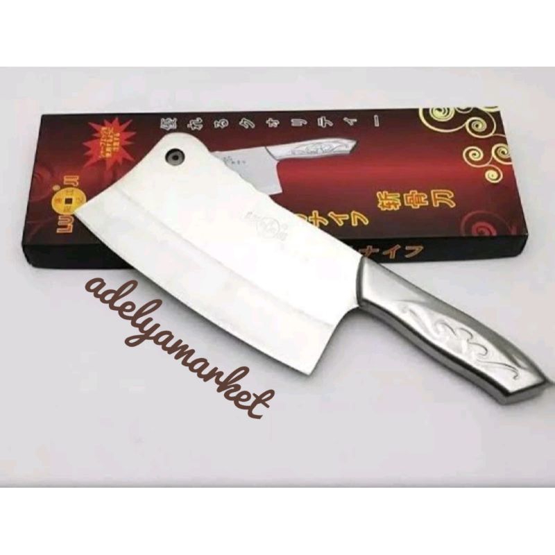 Jual Golok daging stainless besar LUJI B-018 | Shopee Indonesia