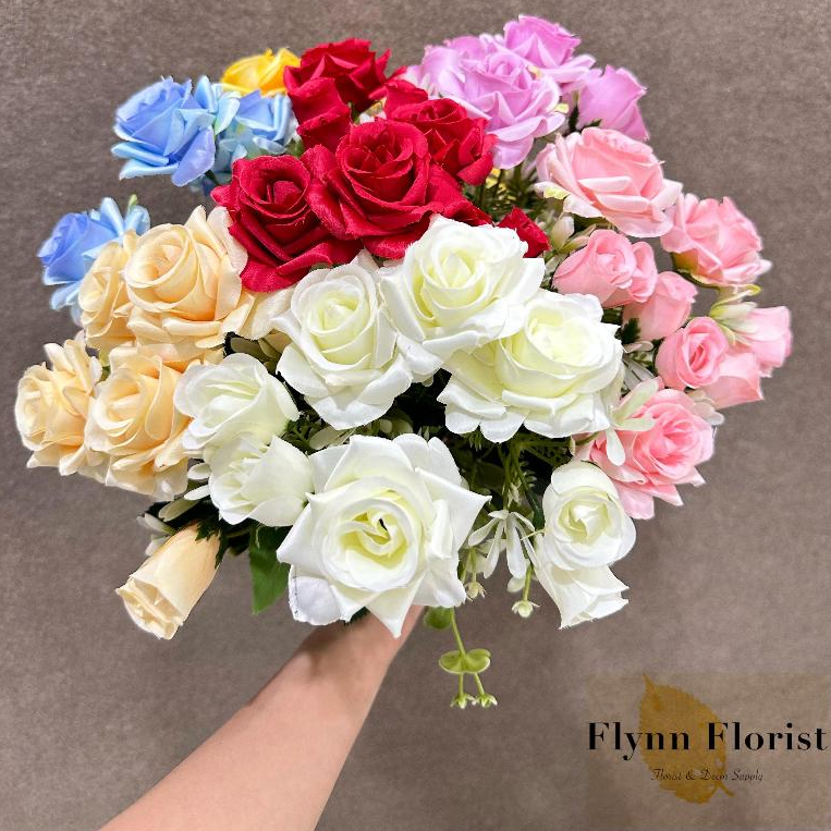 Jual Bunga Rose Mawar Kombinasi Kuncup Cabang 7 (Satuan) Dekorasi Mawar Peony Premium Bouquet ...