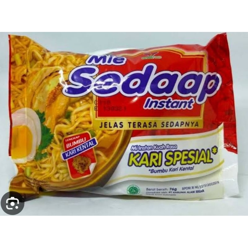 Jual MIE INSTANT SEDAAP AYAM BAWANG/KARE/SOTO (1 KARTON) | Shopee Indonesia