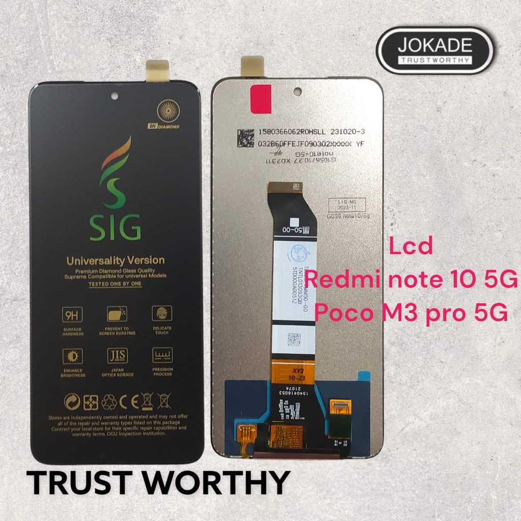 Jual LCD TOUCHSCREEN XIAOMI REDMI NOTE 10 5G / POCO M3 PRO 5G COMPLETE ...