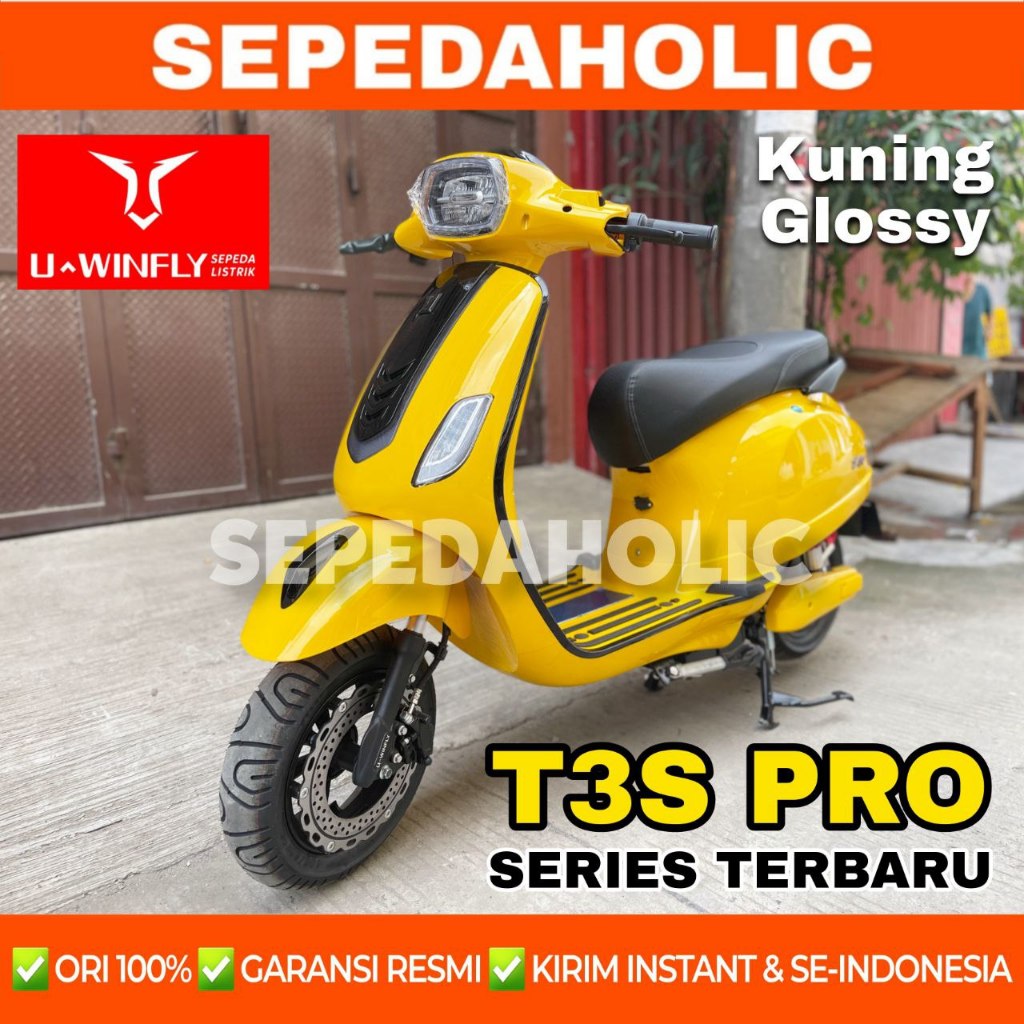 Jual Sepeda Motor Listrik UWINFLY T3S PRO NEW 1200 Watt Electric E Bike ...
