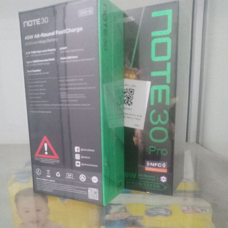 Jual infinix note 30 pro 8/256 new garansi resmi norepack | Shopee ...