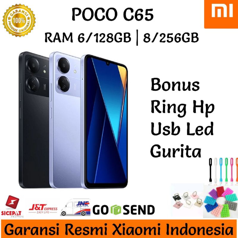 Jual XIAOMI POCO C65 NFC 6/128GB | 8/256GB GARANSI RESMI XIAOMI INDONESIA | Shopee Indonesia