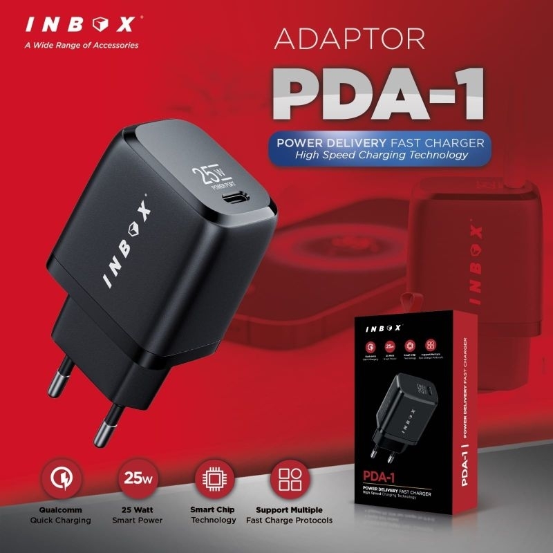 Jual INBOX PDA-1 Charger 25W PD 3.0 QC 4.0 High Speed Power Delivery ...
