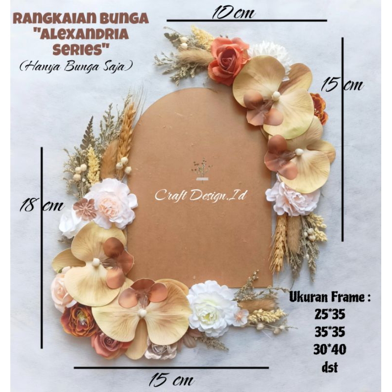 Jual Rangkaian Bunga Alexandria Series Mahar Hantaran Dekorasi ...