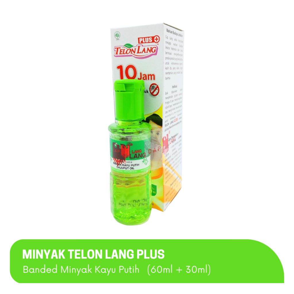 Jual Minyak Telon Cap Lang Telon Lang Plus Anti Nyamuk 60 ML Free Minyak Kayu Putih 30 ML ...