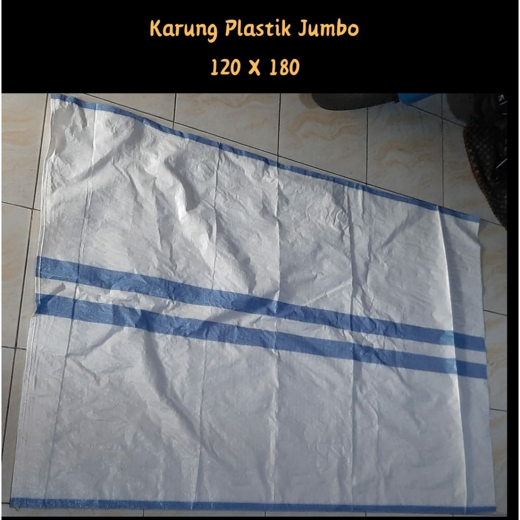 Jual Karung Plastik Baru Karung Plastik Jumbo Ukuran 120X180 | Shopee ...