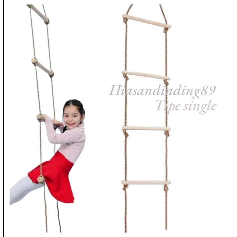Jual Tangga tali anak tangga gantung dewasa / tangga monyet / tangga ...