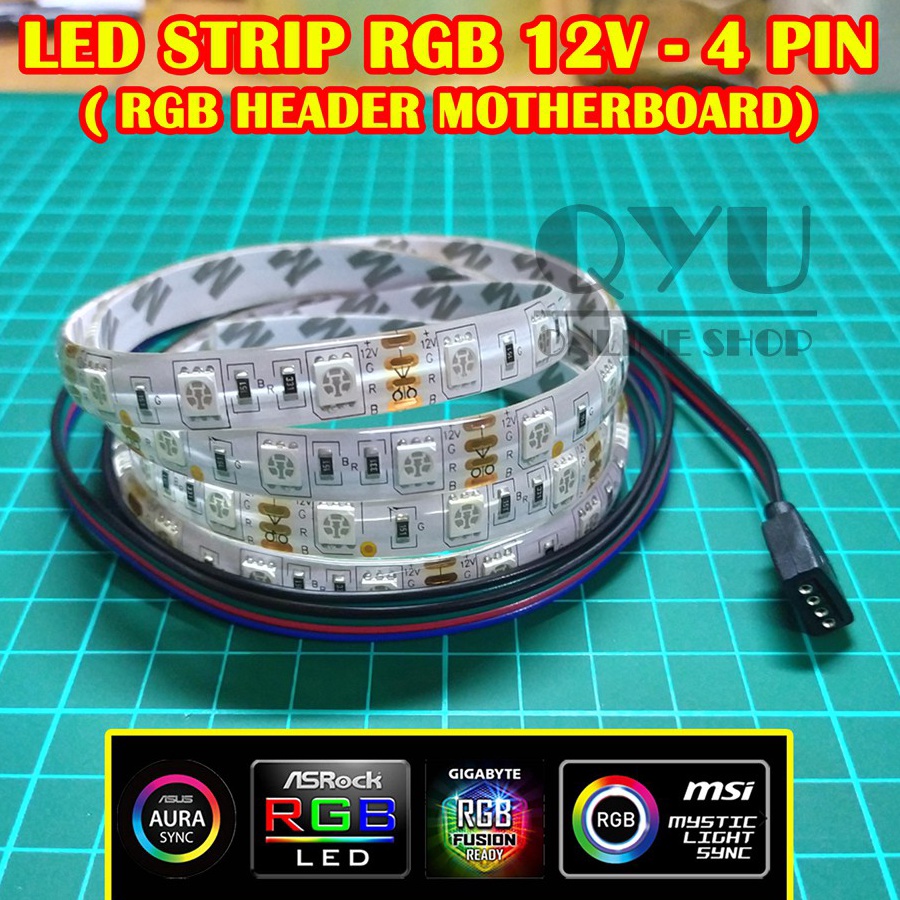 Jual Penawaran Menarik LED Strip RGB 12V 4PIN Casing PC Sync ...