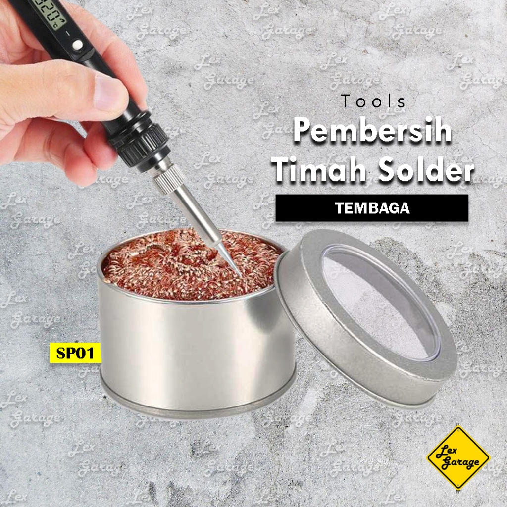 Jual Pembersih Mata Solder Tip Cleaner Kawat Tembaga Desoldering ...