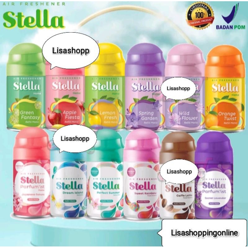 Jual Stella Refill matic pengharum ruangan 225ML | Shopee Indonesia