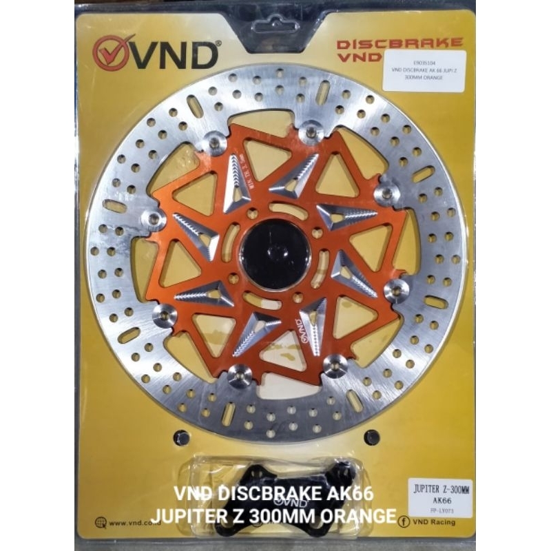 Jual disc brake piringan cakram VND ak66 orange f1zr jupiter 300 mm ...