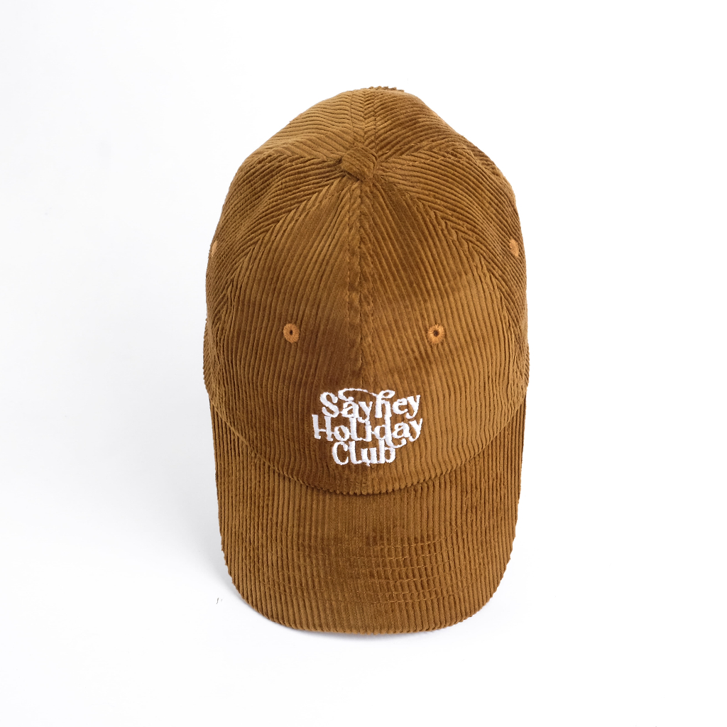 Jual Sayhey Holidayclub - Logo Serif Caps (Caramel) | Topi Lidah Pendek ...
