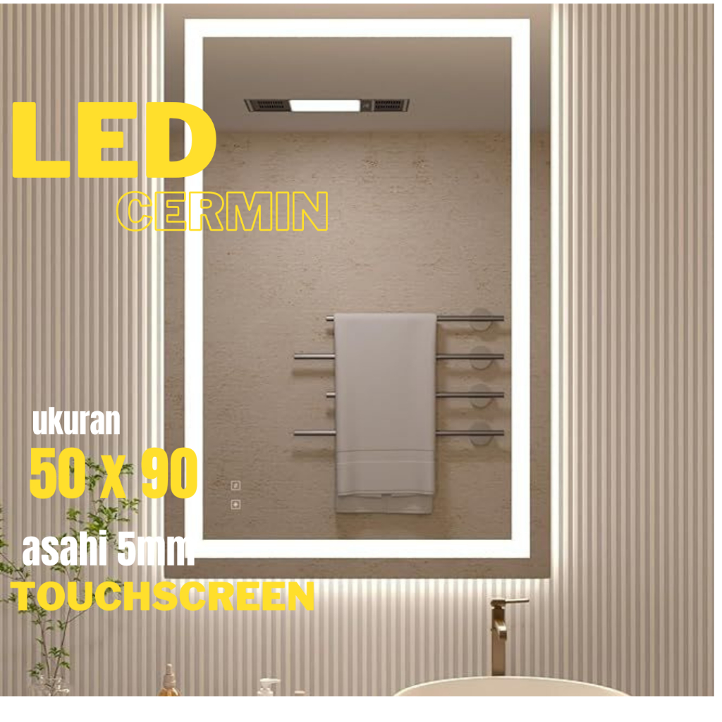 Jual Cermin Dinding Rias Lampu LED Mirror Lamp LED Bisa Custom Model ...