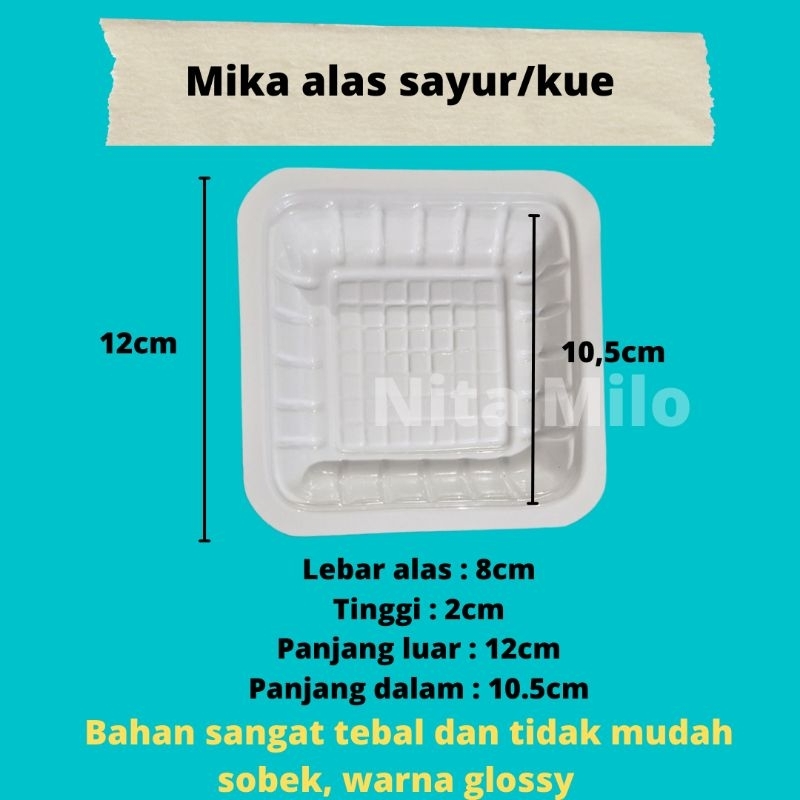 Jual Mika tray sayur / buah isi 50pcs | Shopee Indonesia