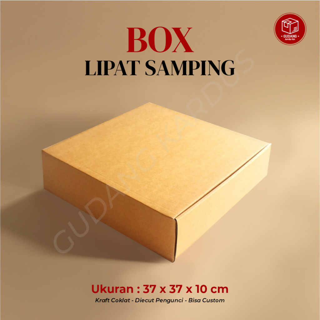 Jual Box DC LS (37 x 37 x 10 cm) LS/pizza/Karton/Polos/Kardus/Hampers ...