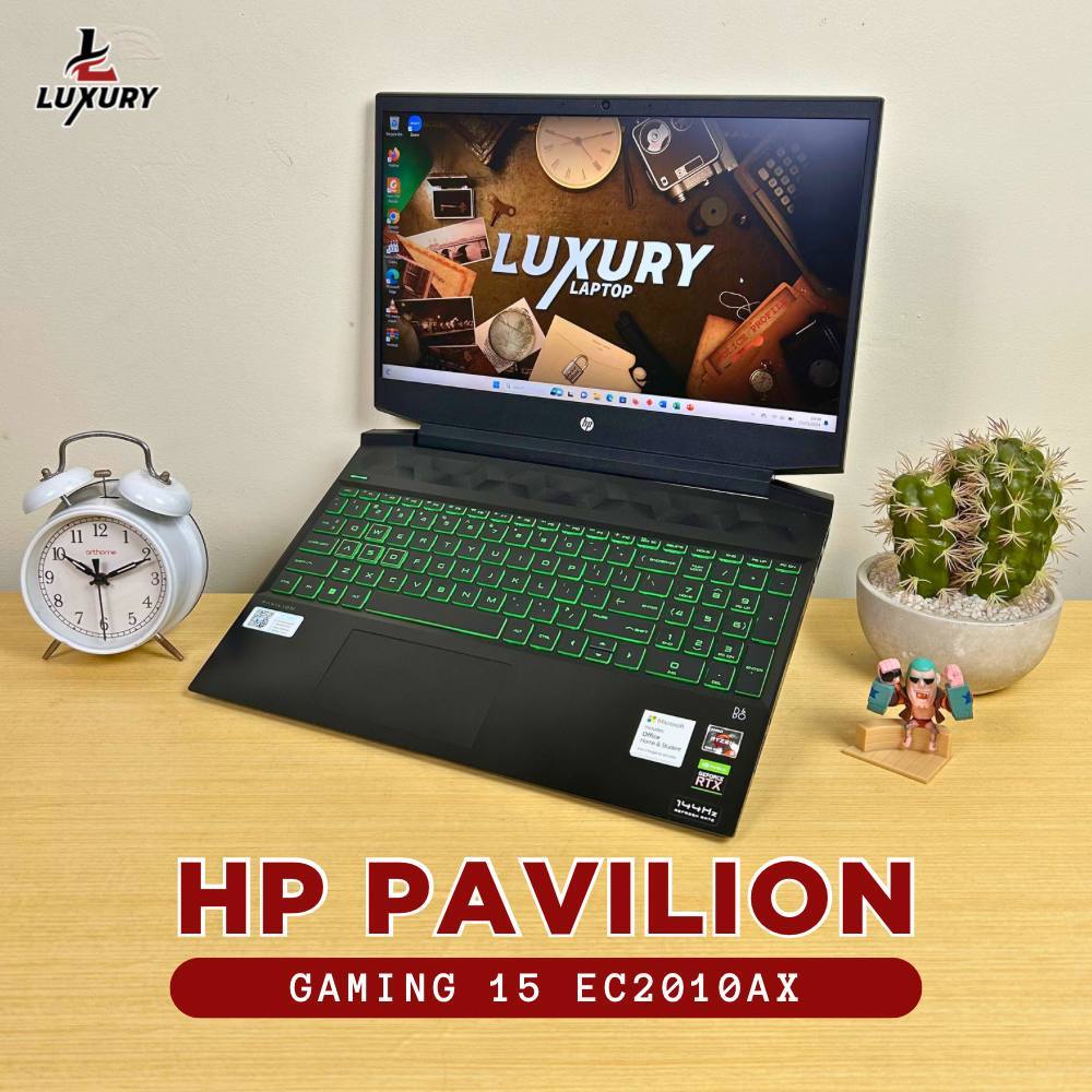 Jual LAPTOP HP PAVILION GAMING 15 EC2010AX RYZEN 5 NVIDIA RTX 3050 RAM ...