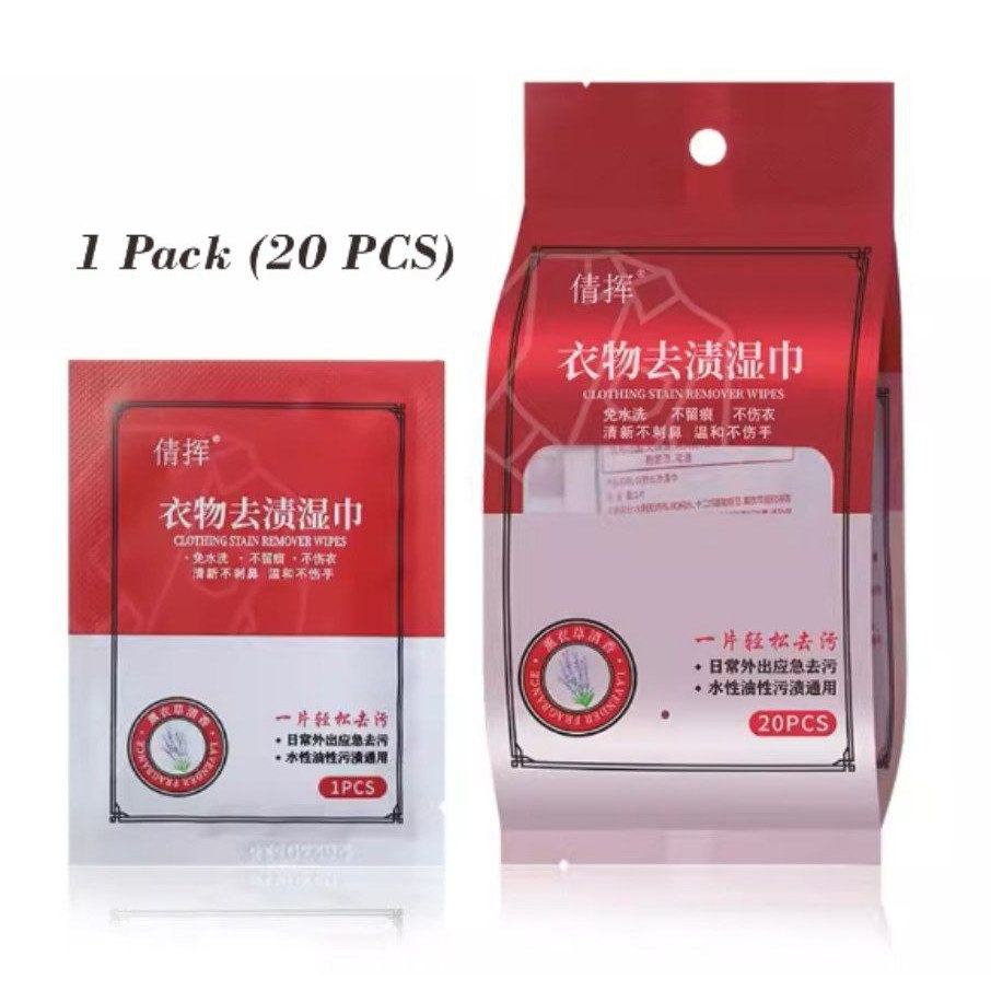 Jual Magic Tissue Stain Removal / clothing stain removal wipes plz ...