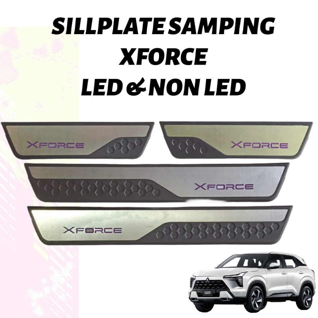 Jual Sillplate Samping Mitsubishi Xforce X Force Cover Pijakan Kaki ...