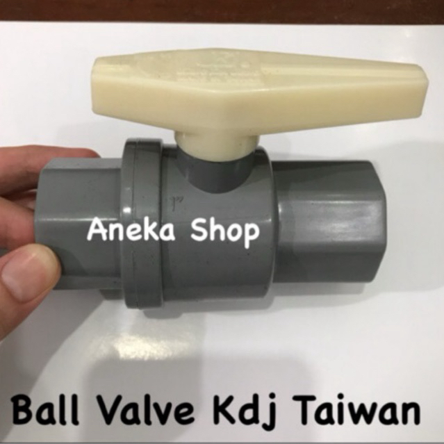 Jual Ball Valve 1/2 inch polos Kdj Made in taiwan stop keran | Shopee Indonesia