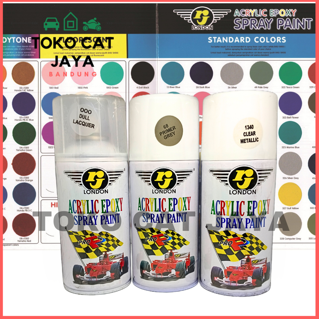 Jual PILOX RJ LONDON 300cc (cat semprot/cat spray) | Shopee Indonesia