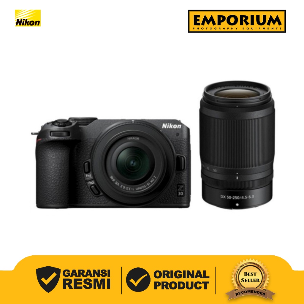 Jual Nikon Z30 kit 16-50mm+50-250mm Mirrorless Camera | Shopee Indonesia