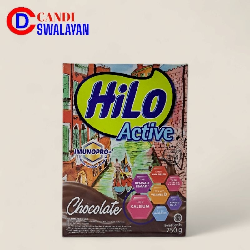 Jual Susu Bubuk HILO Active Chocolate 750g | Shopee Indonesia