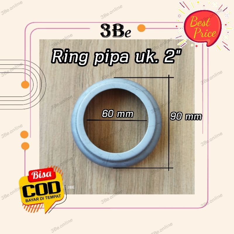 Jual Ring pipa bulat uk. 2in kaki tapak k ring cembung pipa 2 in ...