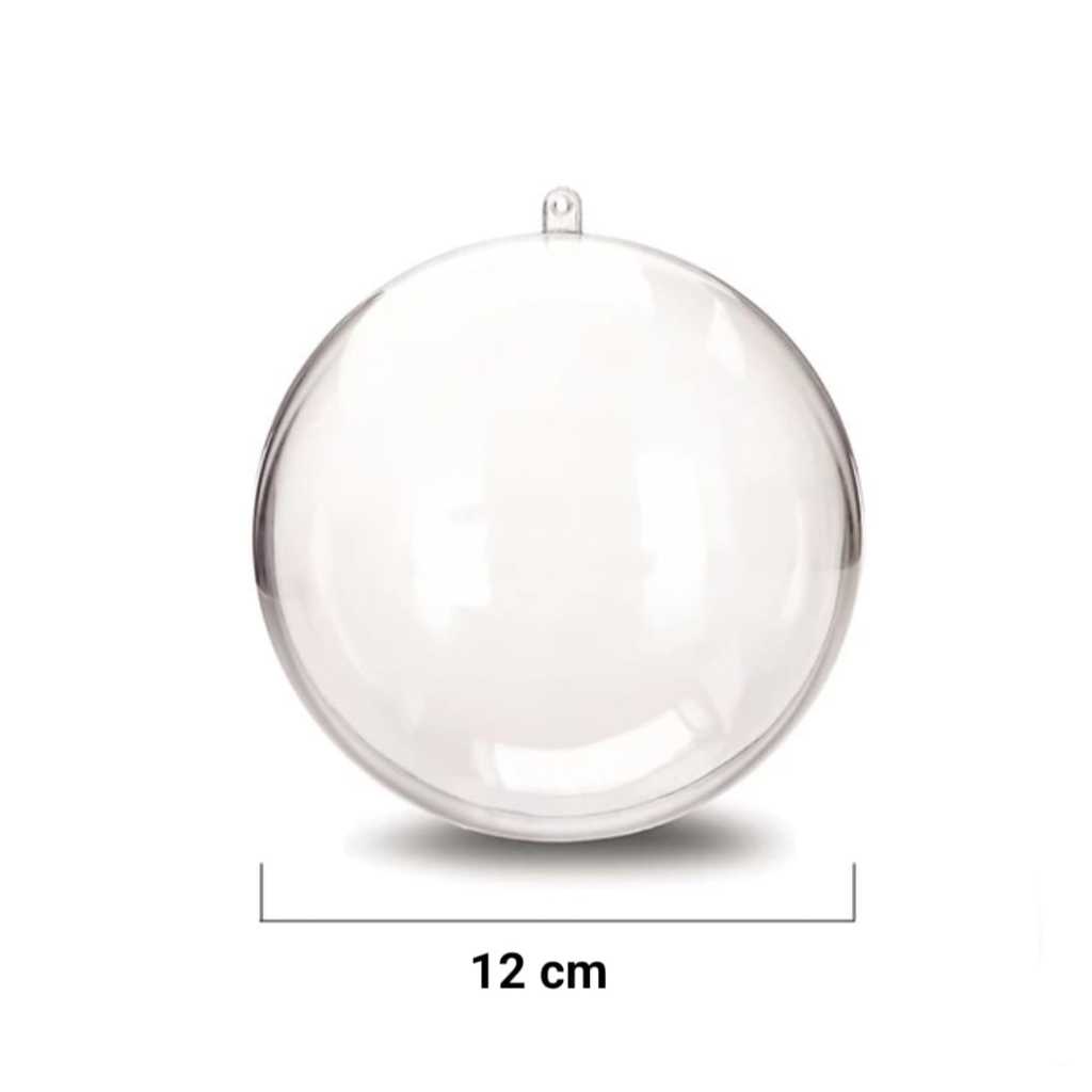 Jual Acrylic Ball 12cm / Bola akrilik fillable bening | Shopee Indonesia