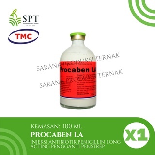 Jual PROCABEN LA 100 ml Injeksi Antibiotik Penicillin Pengganti ...