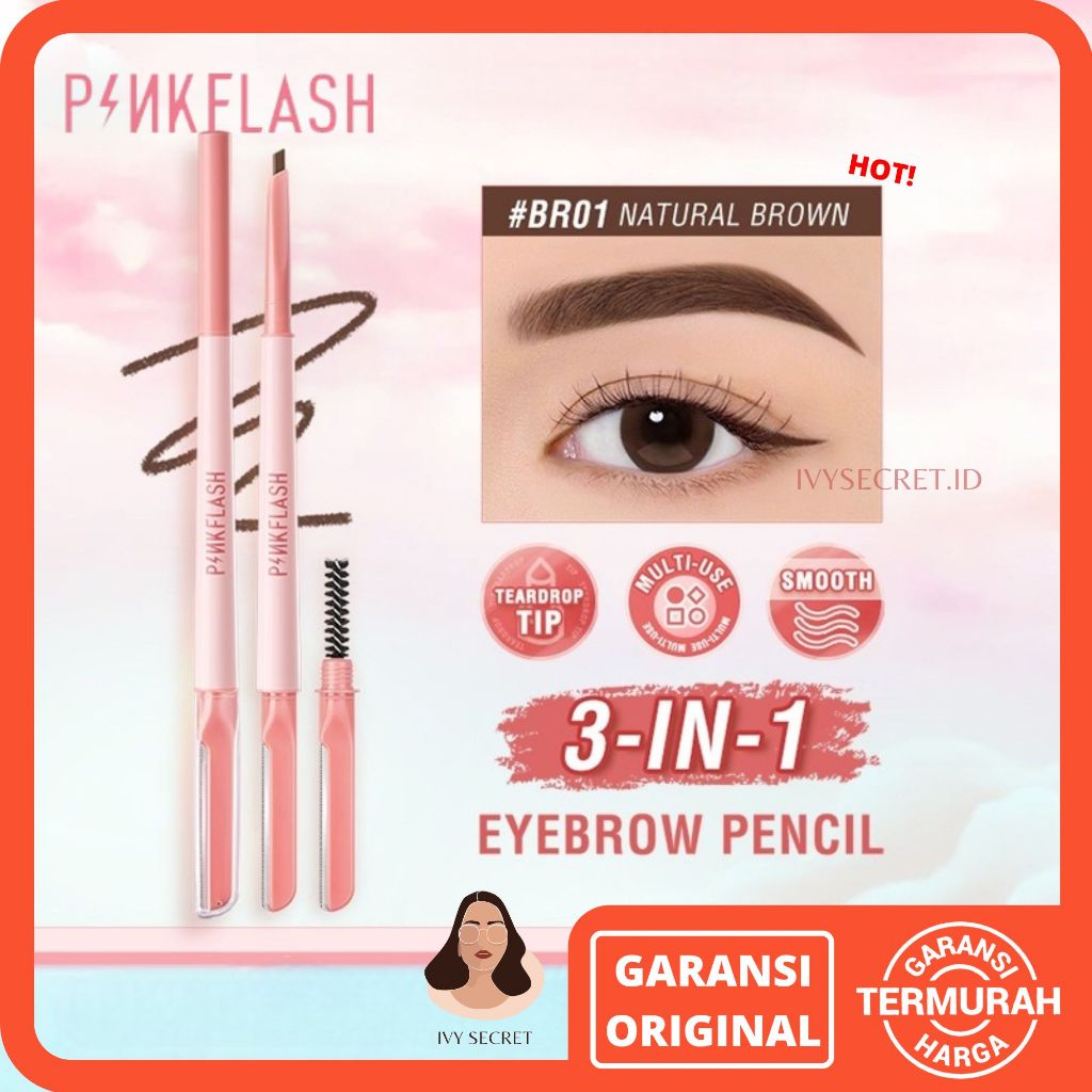 Jual Pinkflash Eyebrow 3in1 Pinkflash Eyebrow Pinkflash Pensil Alis ...