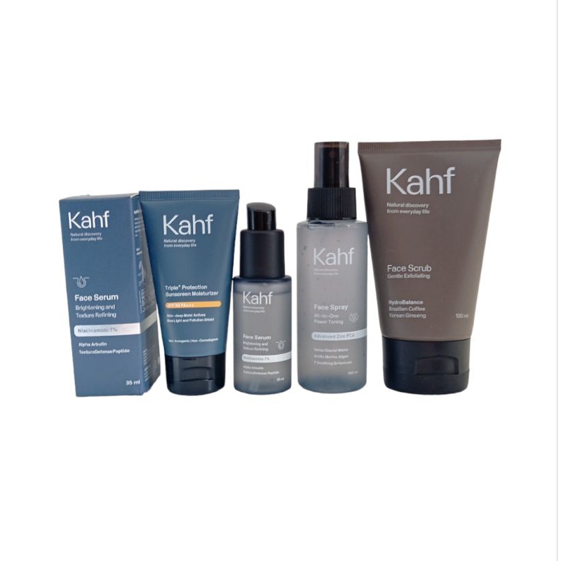 Jual Paket Kahf Skincare Pria/Kahf Cream Perawatan Cowo/ Serum Wajah ...