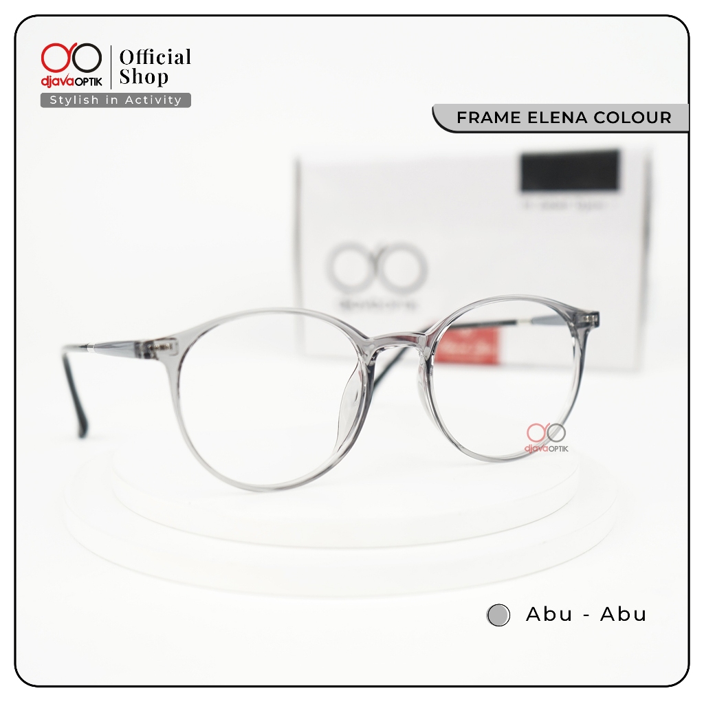 Jual DJAVA OPTIK - Frame Elena - Kacamata Photocromic Korea Lentur Fashion | Shopee Indonesia