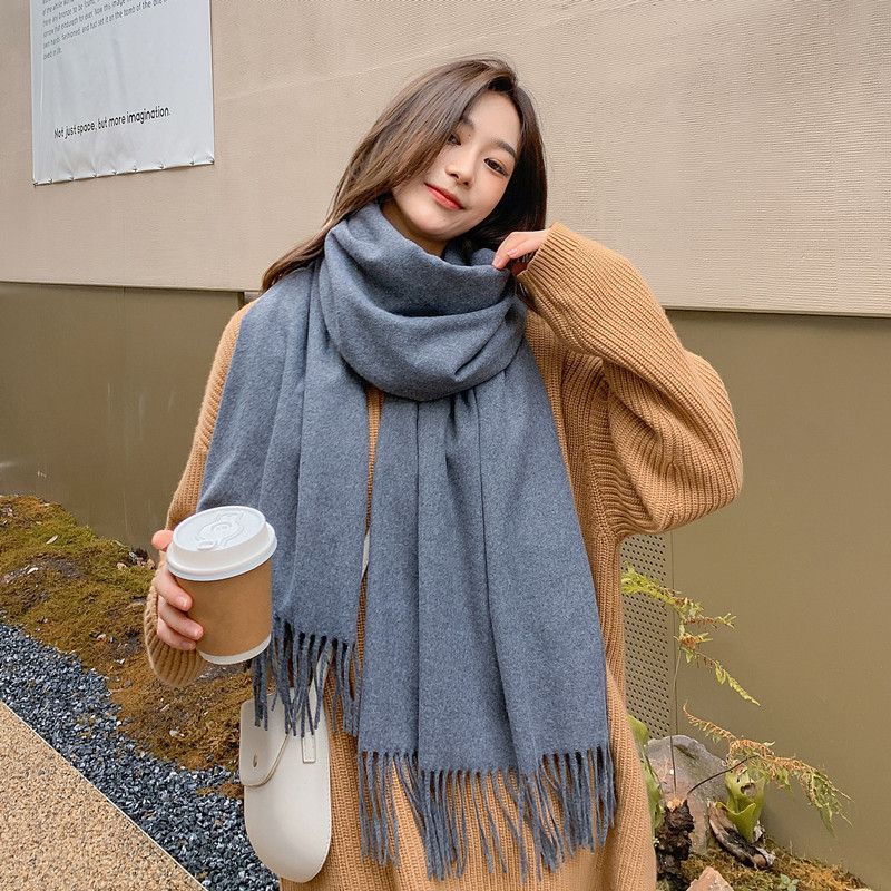 Jual Syal Korea Cashmere Immitation Fashion Autumn Musim semi YW011 ...