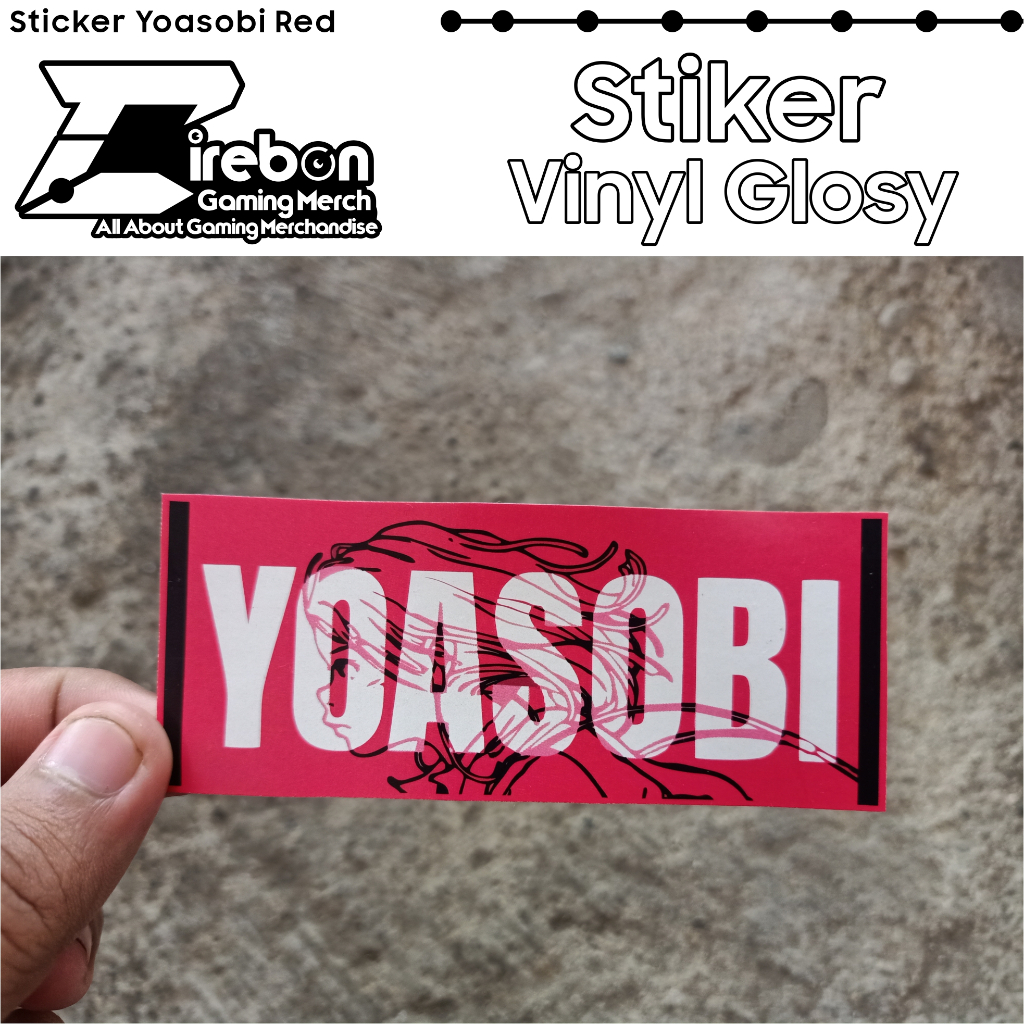 Jual Stiker Yoasobi Red | Shopee Indonesia