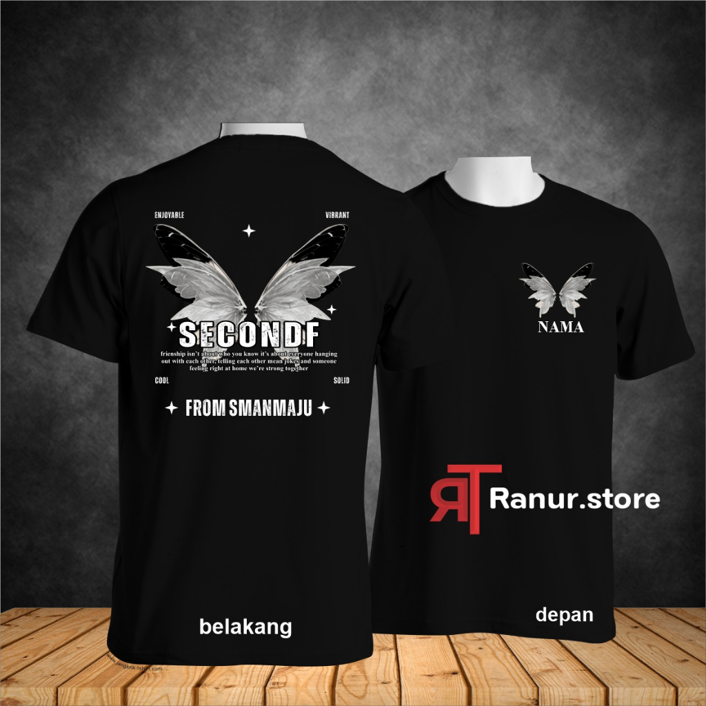 Jual Kaos Kelas Custom Bisa ganti text dan custom Design Sendiri | Shopee Indonesia