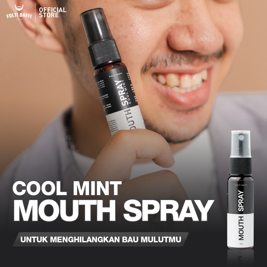 Jual Mouth Spray Cool Mint Penyegar dan Pengharum Mulut 30 ml Folti ...