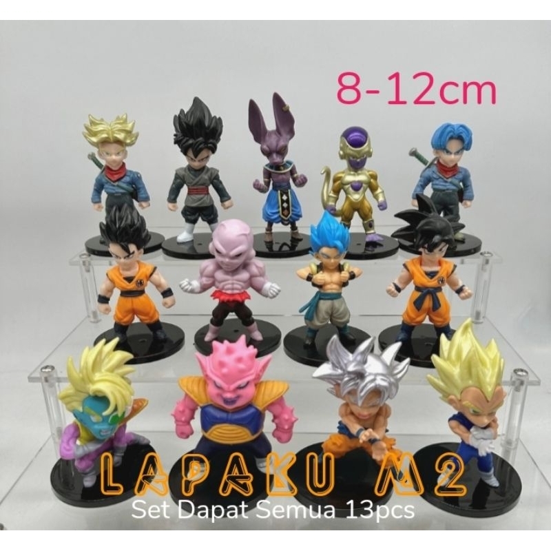 Jual Action Figure Dragon ball WCF Super Saiyan Goku Set isi 13pcs ...