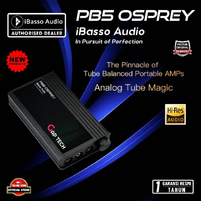 Jual iBasso PB5 / PB 5 Osprey The Pinnacle of Tube Balanced Portable ...